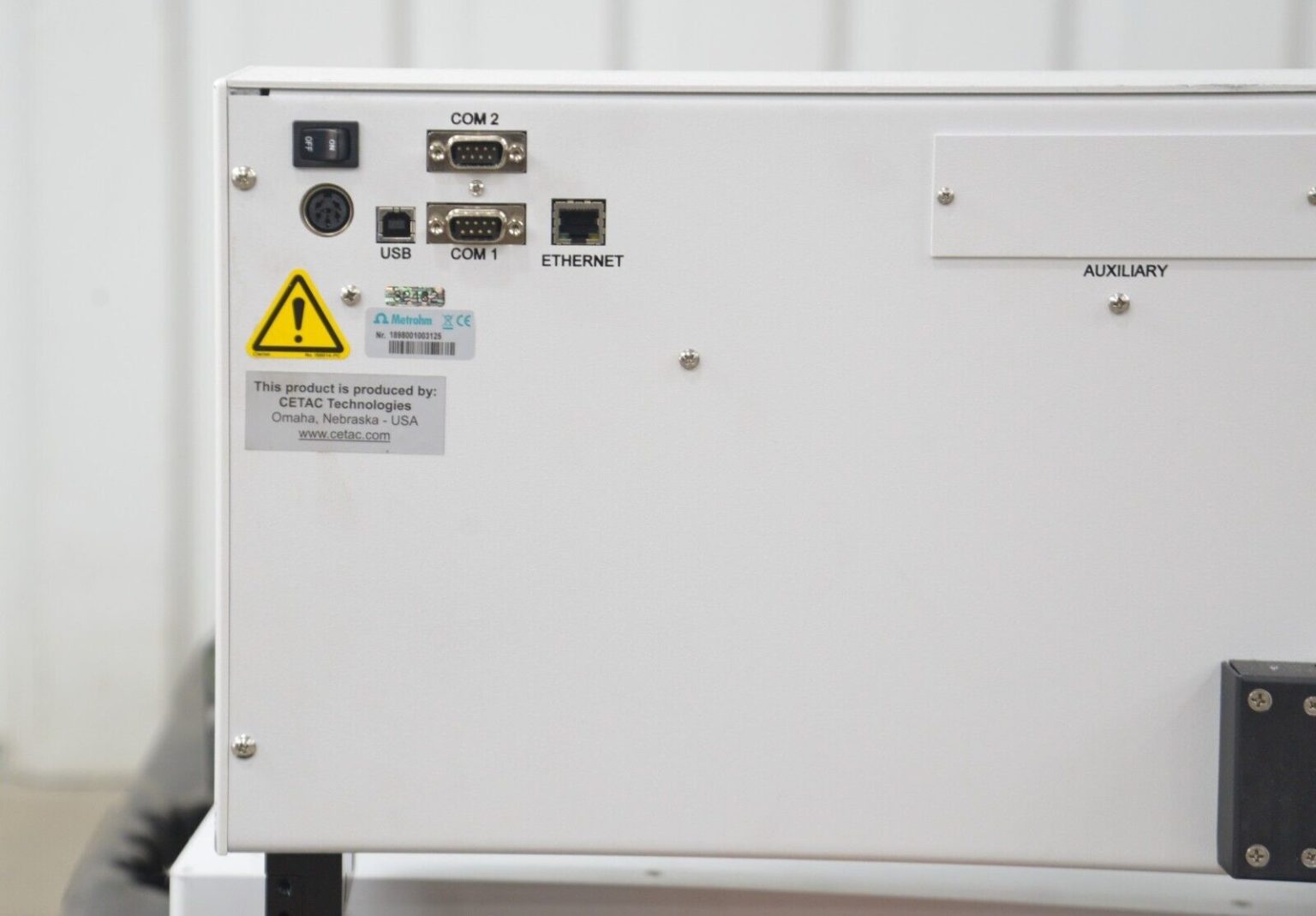 Metrohm 898 XYZ Sample Changer with Metrohm Pick & Place Module ...