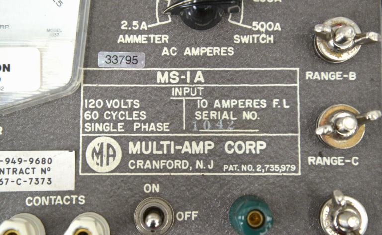 Multi-Amp Ms-1 Overload Relay And Circuit Breaker Test Kit – Rhino ...