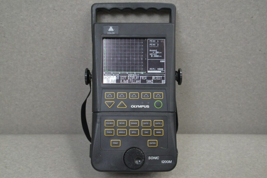 Olympus Staveley NDT Nortec Sonic 1200M Ultrasonic Flaw Detector ...