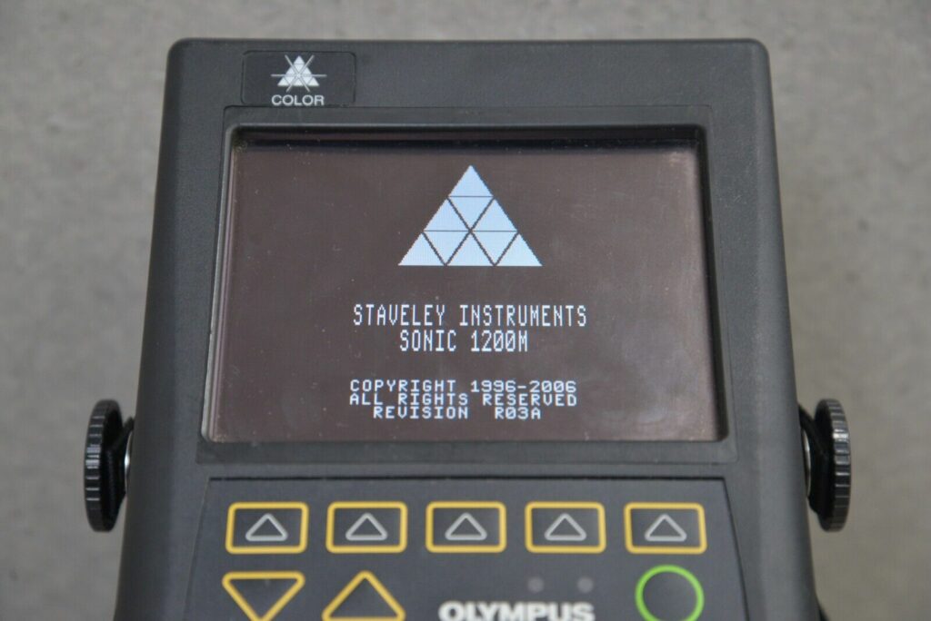 Olympus Staveley NDT Nortec Sonic 1200M Ultrasonic Flaw Detector ...