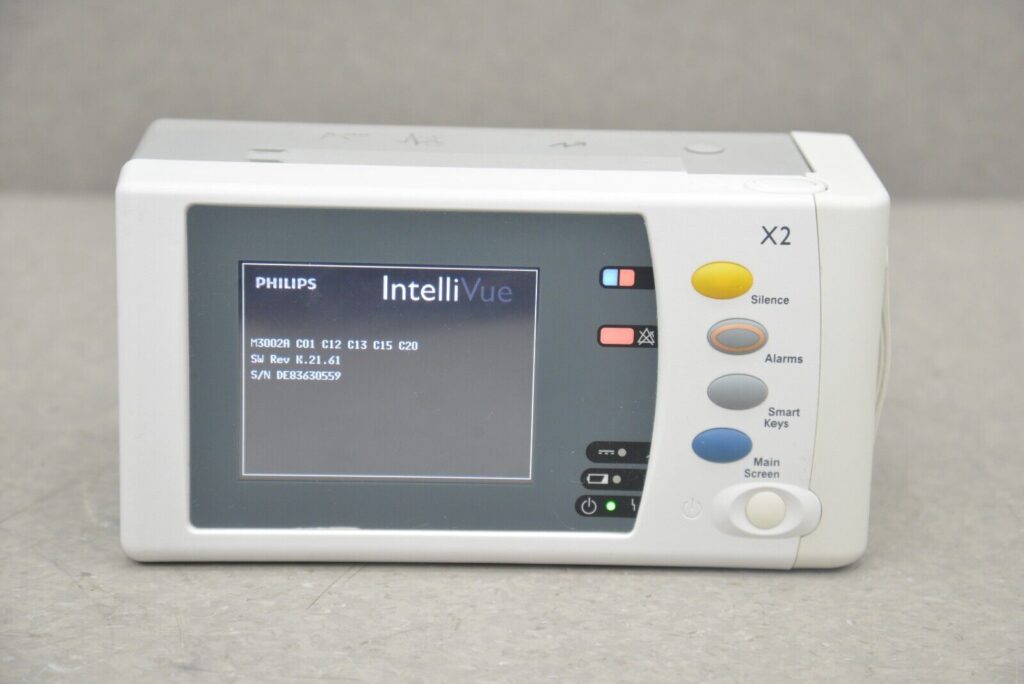 Philips IntelliVue X2 Portable Patient Monitor M3002A DOM 2009 w ...