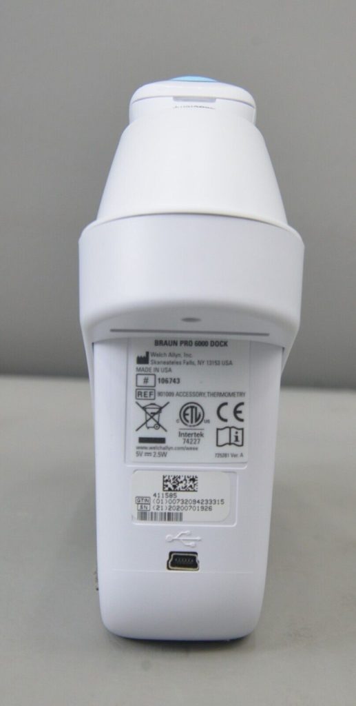 Welch Allyn Braun Thermoscan Pro 6000 Ear Thermometer – Rhino Trade LLC