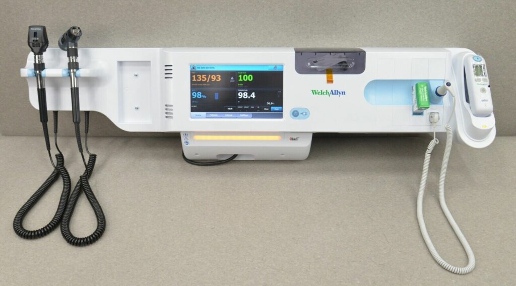 Welch Allyn Connex Integrated Wall System 84MTVE W/ SpO2, Temp, NiBP ...