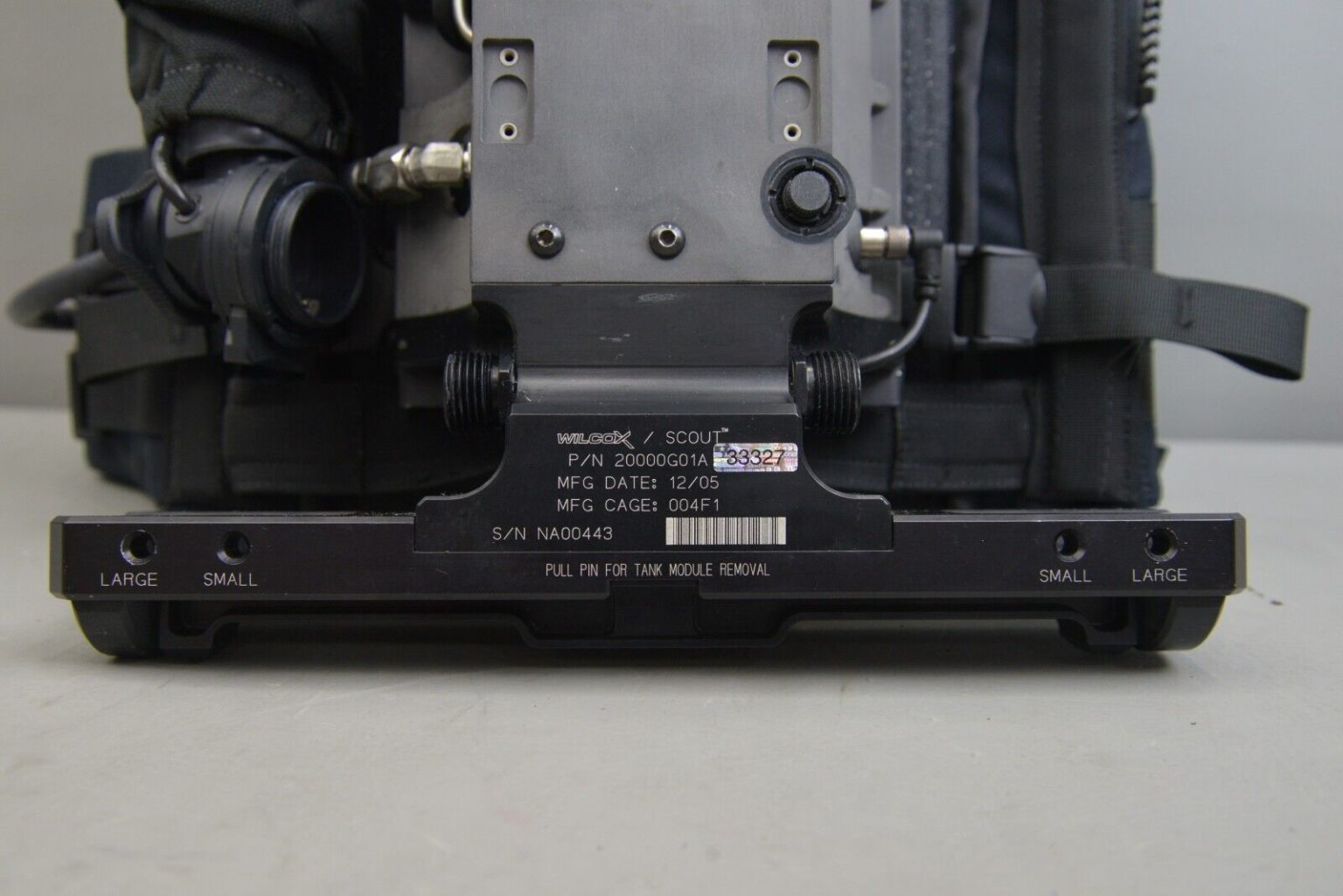 Wilcox Scout 20000G01A Backpack System SCBA, PAPR Operator Service Pack ...