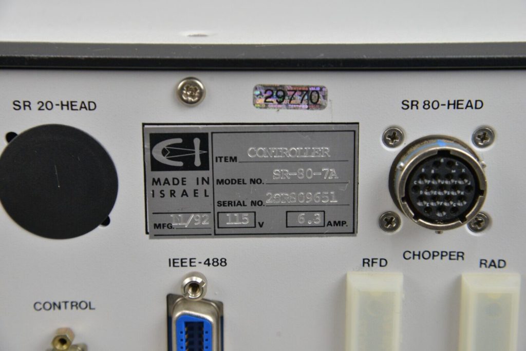 CI SR-80-7A IR Radiation Source Controller – Rhino Trade LLC