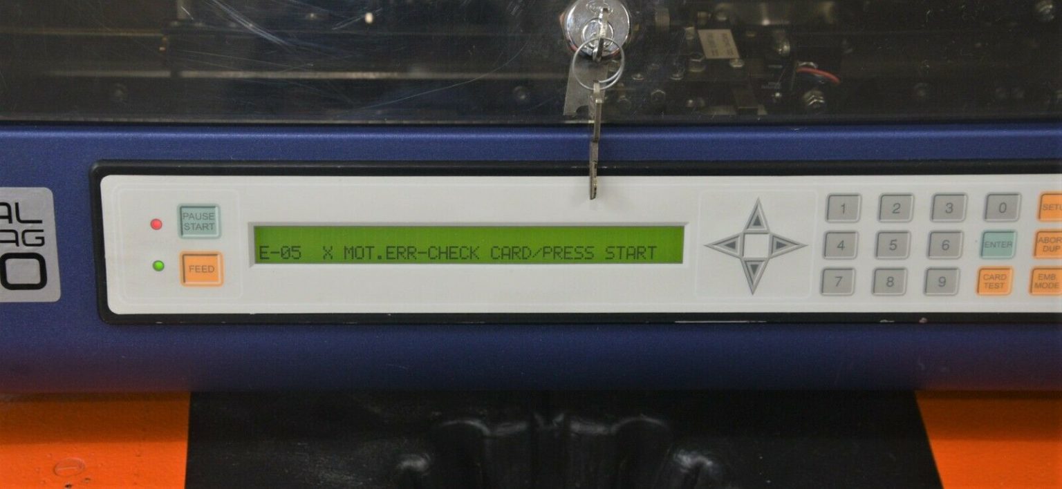 CIM Card Imaging Master MDT 500 Metal Dog Tag Embosser 2004 Model ...