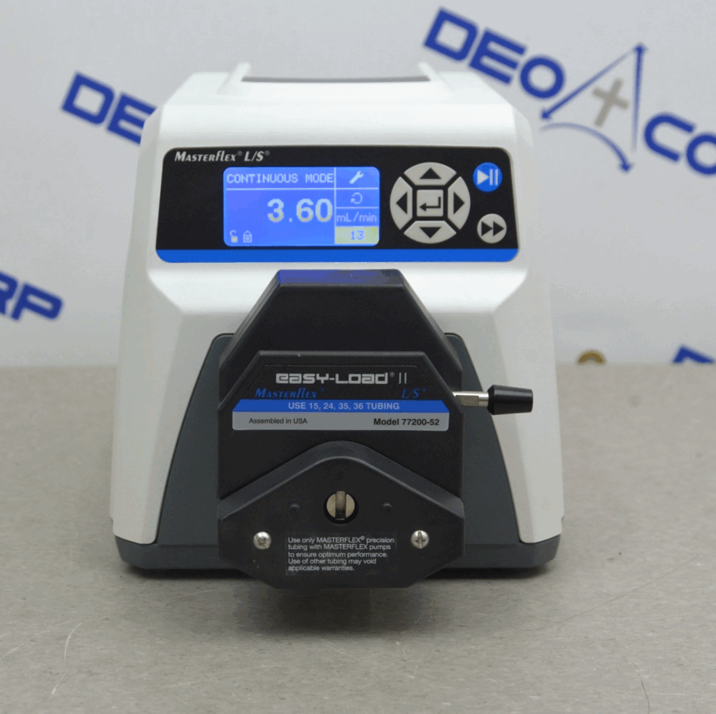 Cole Parmer MasterFlex L/S 07522-20 Peristaltic Pump Drive W/ Easy-Load ...