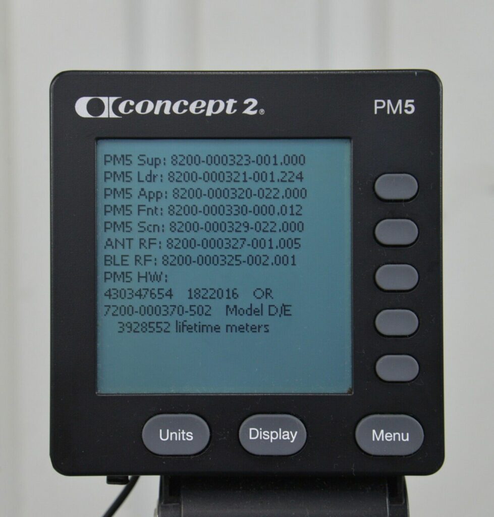 Concept 2 Model D RowErg Indoor Rowing Machine with PM5 – Black – Rhino ...