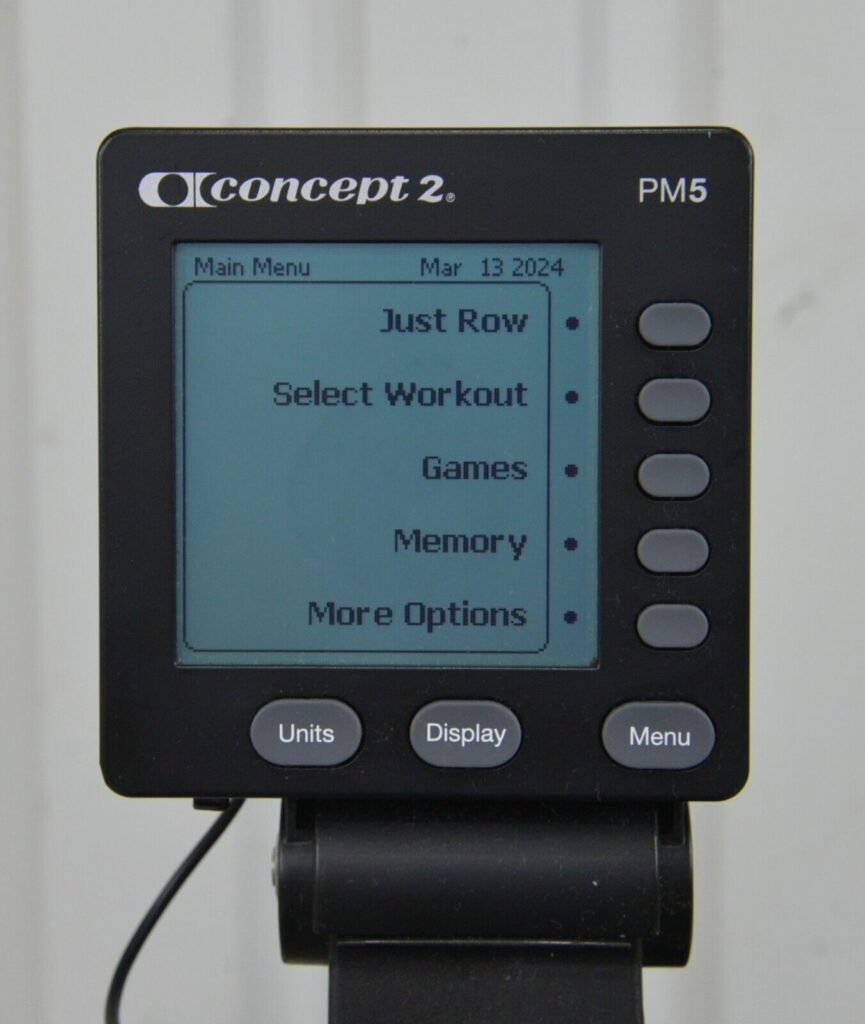 Concept 2 Model D RowErg Indoor Rowing Machine with PM5 – Black – Rhino ...