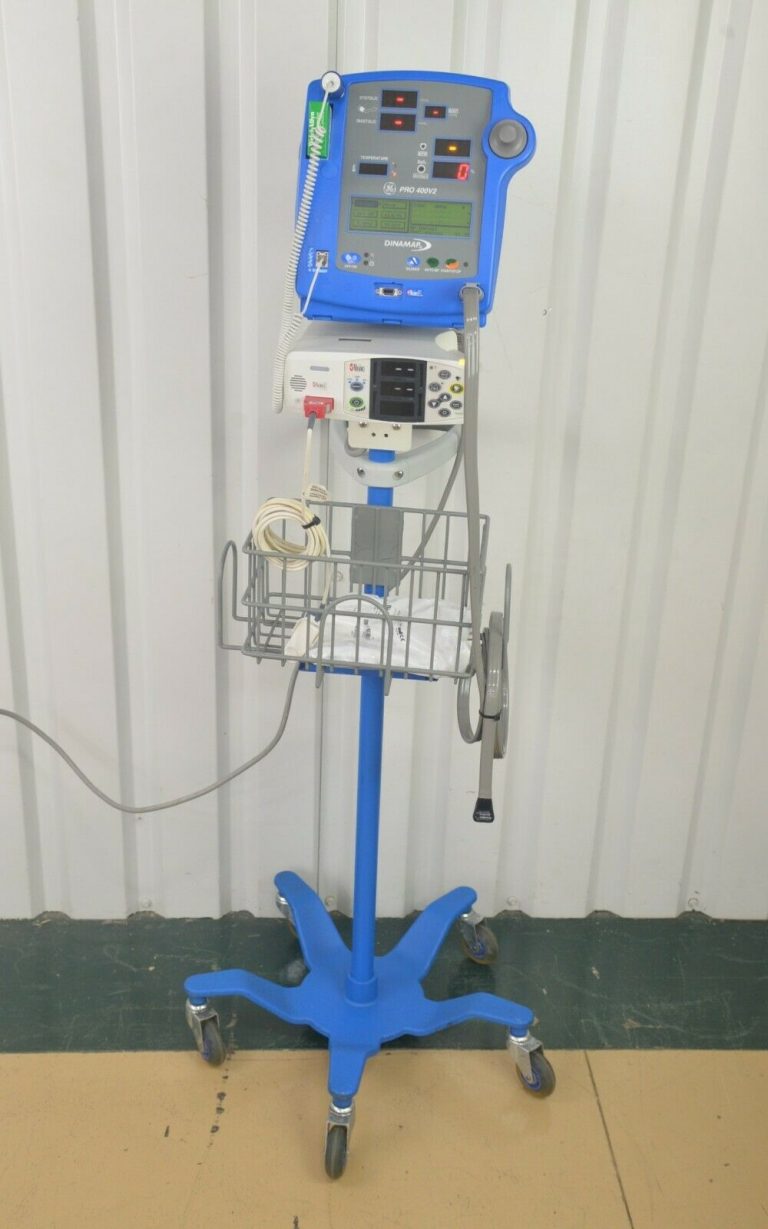GE DinaMap Pro400V2 Patient Monitor SpO2 Temp NIBP w/ Masimo Rad-87 ...