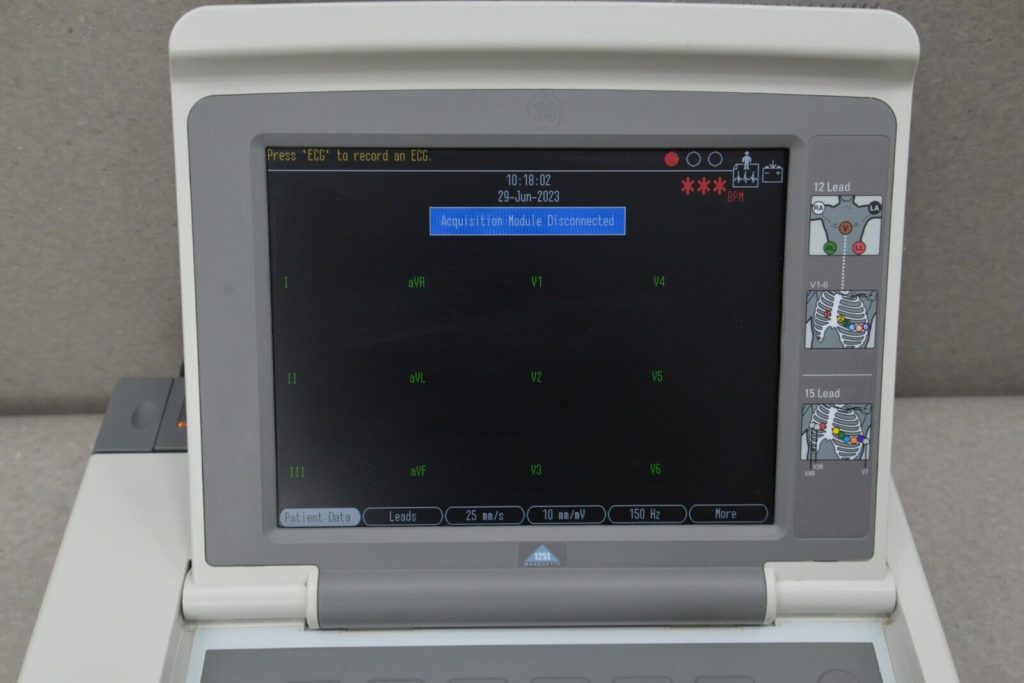 GE Medical MAC 5500 HD Resting ECG Analysis System w/ CAM HD ...