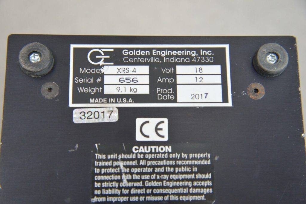 Golden Engineering XRS-4 X-Ray Pulsed X-Ray Generators 18V – Rhino ...