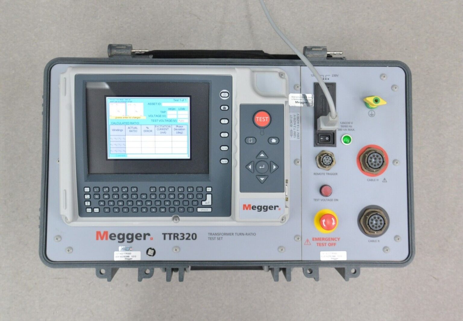 Megger TTR320 Transformer Turn-Ratio Test Set – Rhino Trade LLC