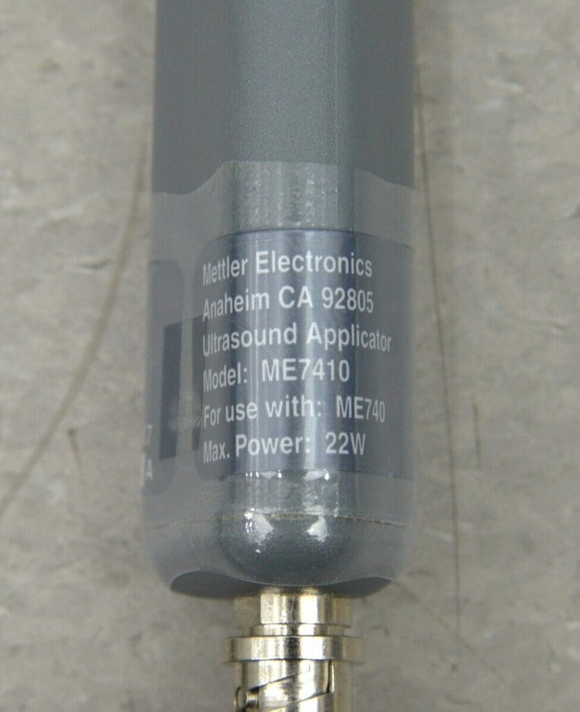 Mettler Sonicator 740 Therapeutic Ultrasound Unit 1-3 MHz ME 740 W ...