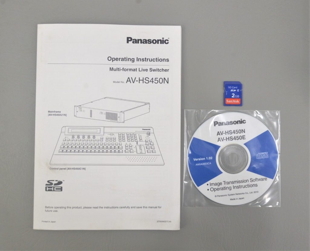 Panasonic AV-HS450C1N Multi-Format Live Switcher Control Panel AV-HS450 ...