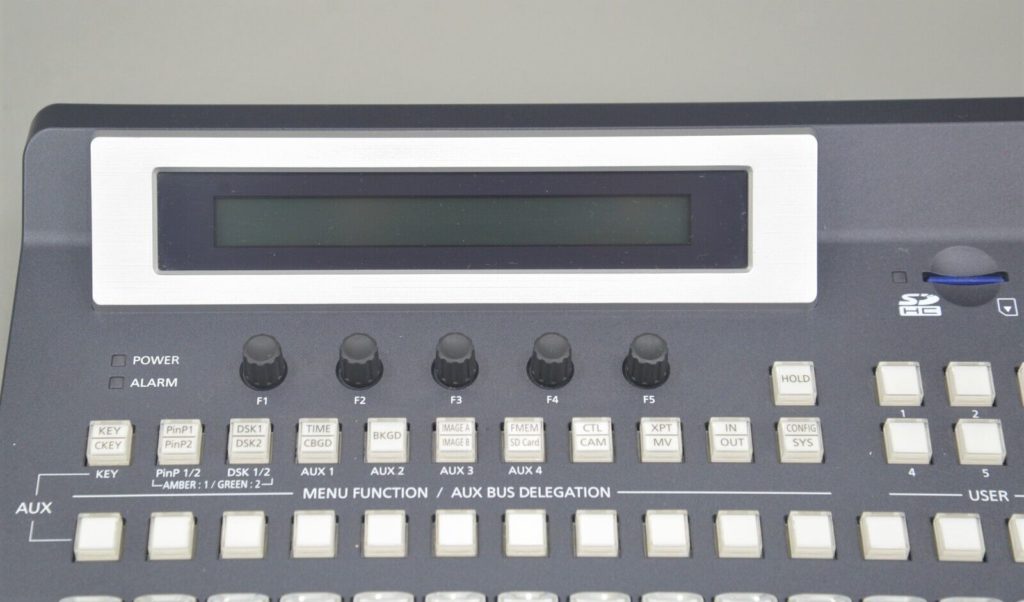 Panasonic AV-HS450C1N Multi-Format Live Switcher Control Panel AV-HS450 ...