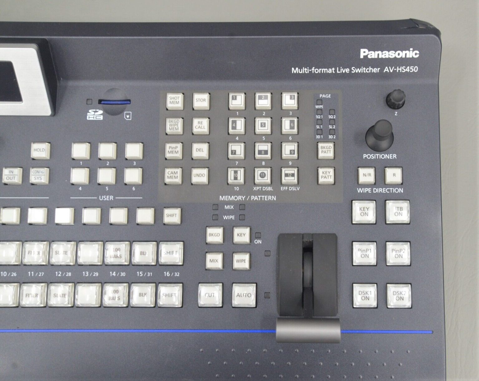 Panasonic AV-HS450C1N Multi-Format Live Switcher Control Panel AV-HS450 ...