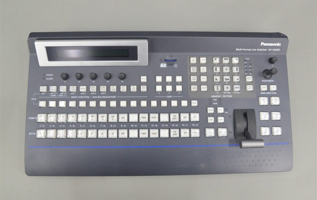 Panasonic AV-HS450C1N Multi-Format Live Switcher Control Panel AV-HS450 – Rhino Trade LLC