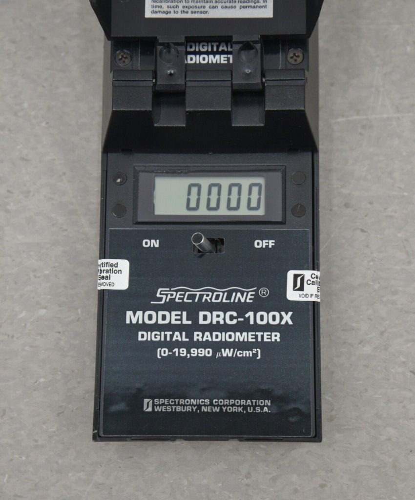 Spectroline DRC-100X Digital Radiometer/Photometer W/ DIX-365 & DIX-254 ...