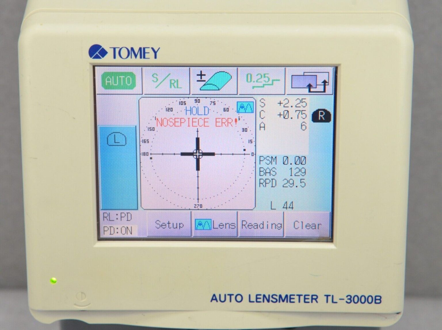 Tomey TL-3000B Automated Lensometer – Rhino Trade LLC