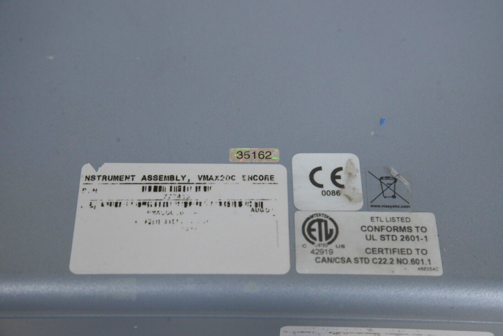 Viasys Encore VMAX20C Analyzer Unit w/ VMAX Cart & Accessories – Rhino ...
