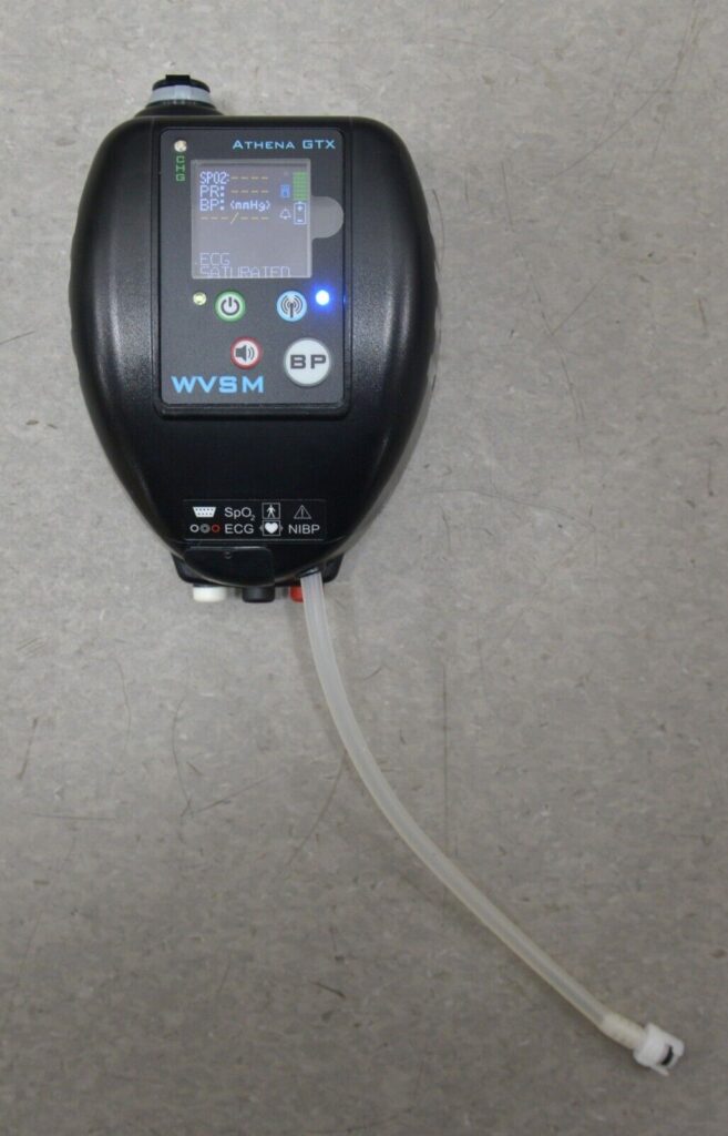 Athena GTX Wireless Vital Signs Monitor WVSM W/ SpO2, NiBP, & ECG 3 ...