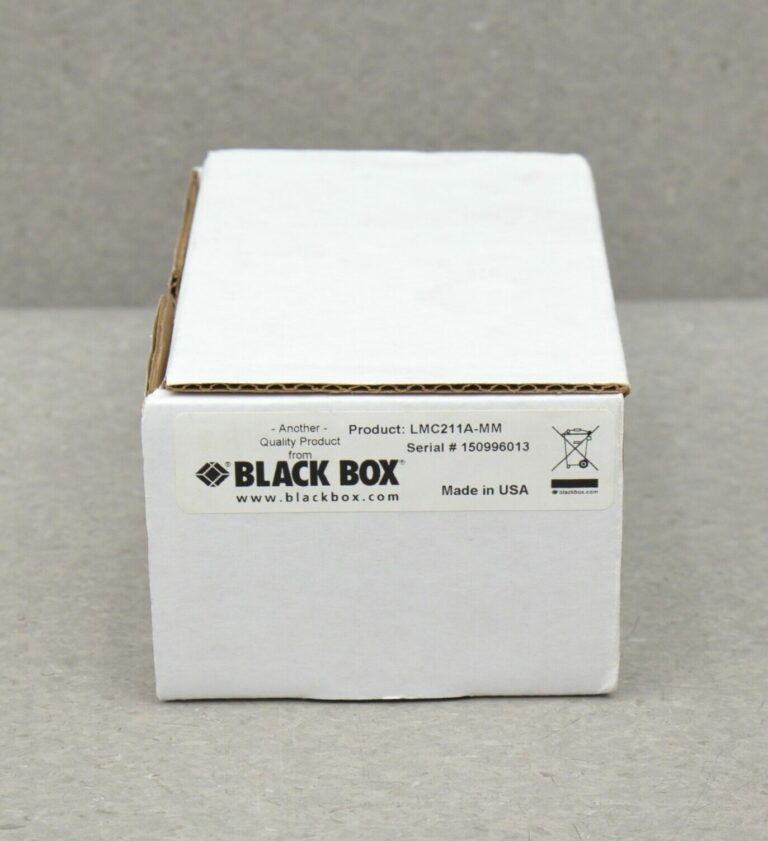 Black Box FlexPoint 10FL/2 Fiber to Coax Converter LMC211A-MM 9V DC ...