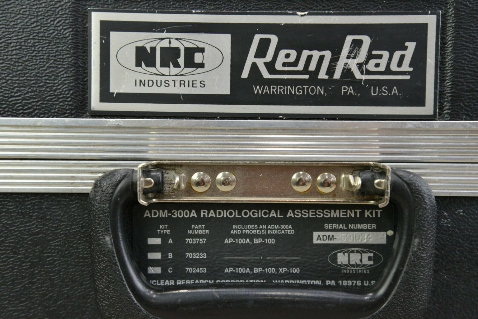 Canberra NRC ADM300 Multi-Function Survey Meter Geiger Counter Radiac ...