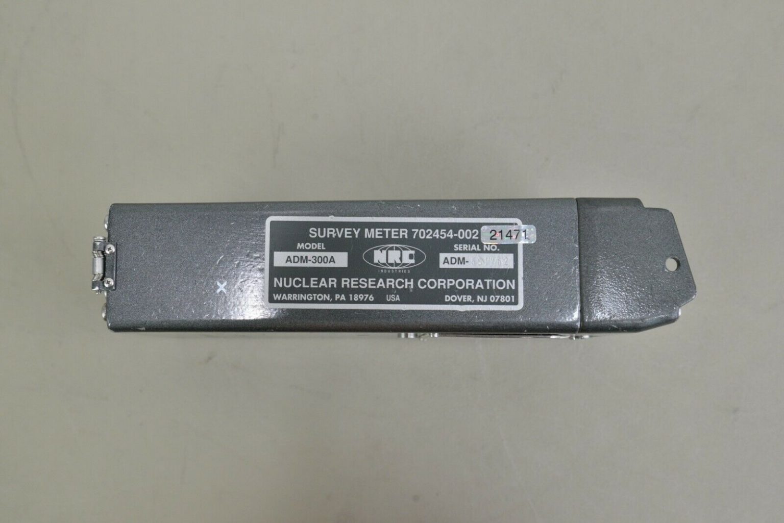 Canberra NRC ADM300 Multi-Function Survey Meter Geiger Counter Radiac ...