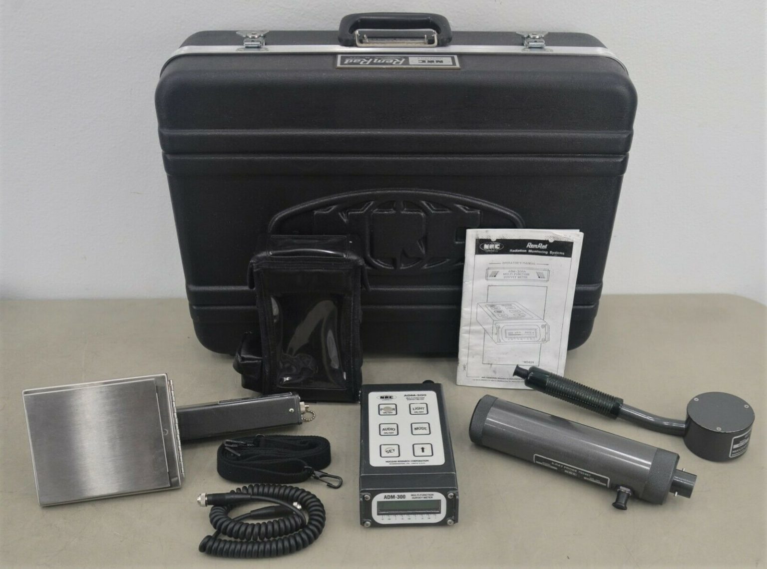 Canberra NRC ADM300 Multi-Function Survey Meter Geiger Counter Radiac ...