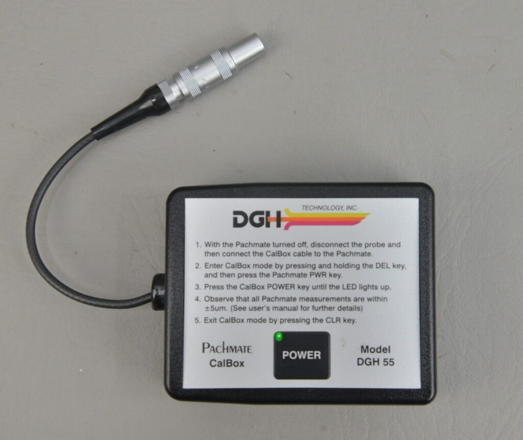 DGH Technology DGH 55 Pachmate Digital Ultrasonic Pachymeter w/ CalBox &Case – Rhino Trade LLC
