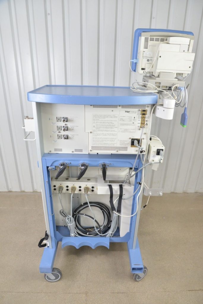 Drager Fabius Anesthesia Machine 8604700-47 MS18596 Infinity Delta XL ...