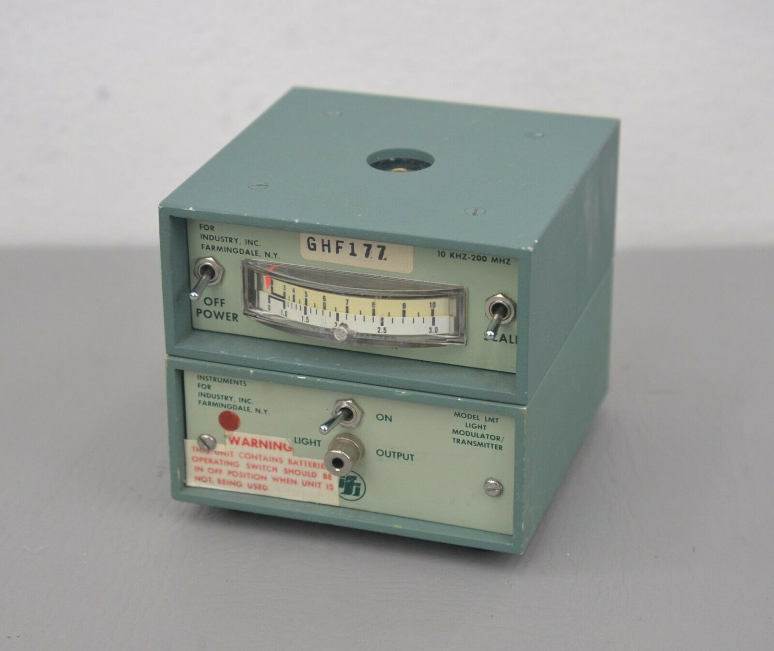 IFI EFS-1 E-Field Sensor 10KHz – 200 MHz w/ LMT Light Modulator ...