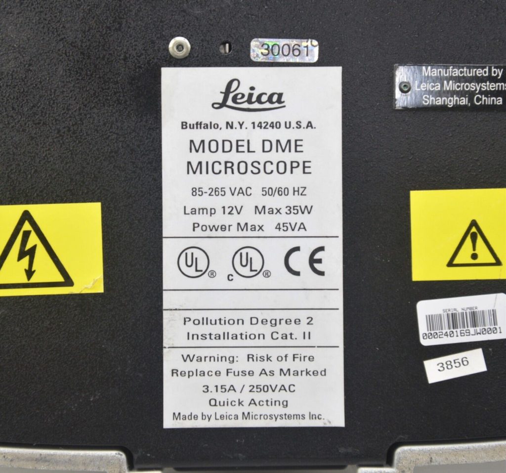 Leica DME Upright Compound Binocular Microscope w/ 4x 10x 40x ...