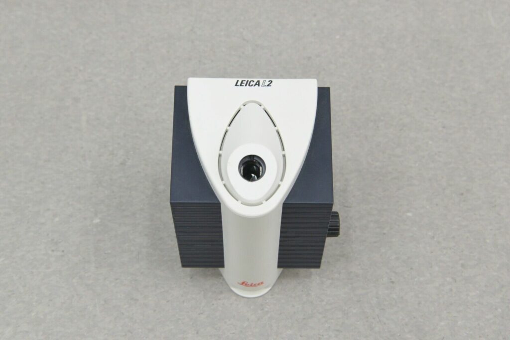 Leica S4E Stereo Zoom Microscope w/ L2 Dual Gooseneck Light Source ...