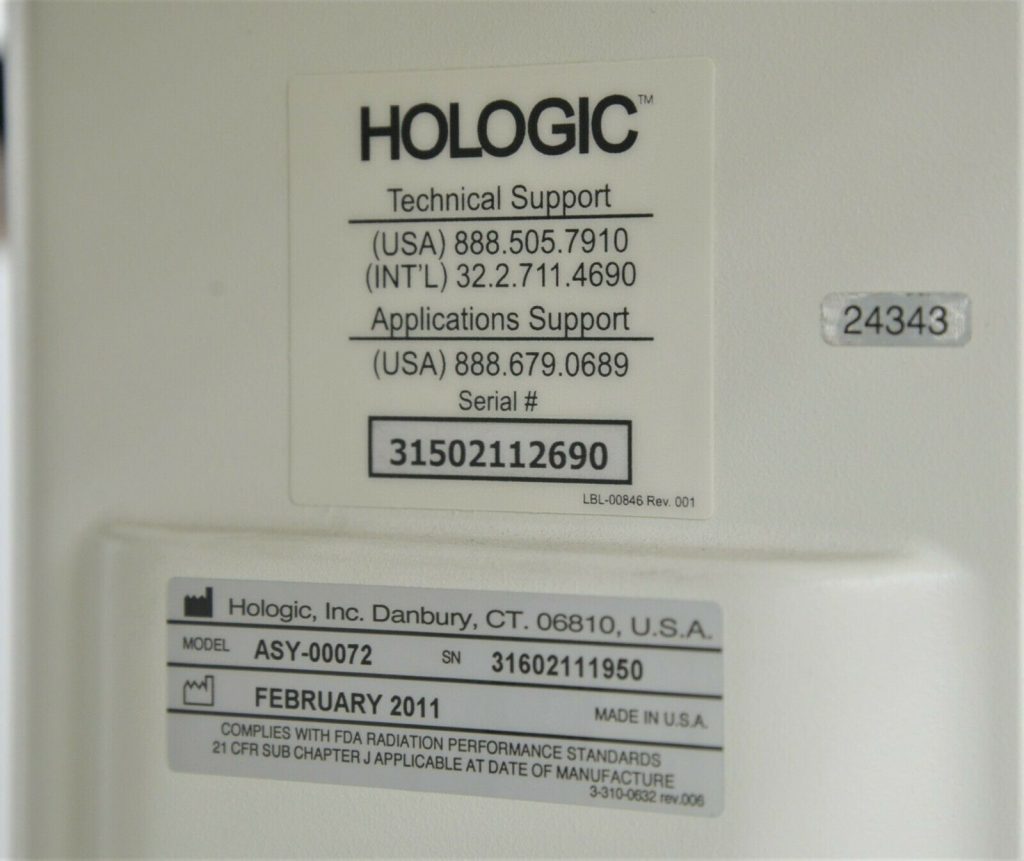 Lorad Hologic ASY-00072 MultiCare Platinum Prone Breast Biopsy Table w ...