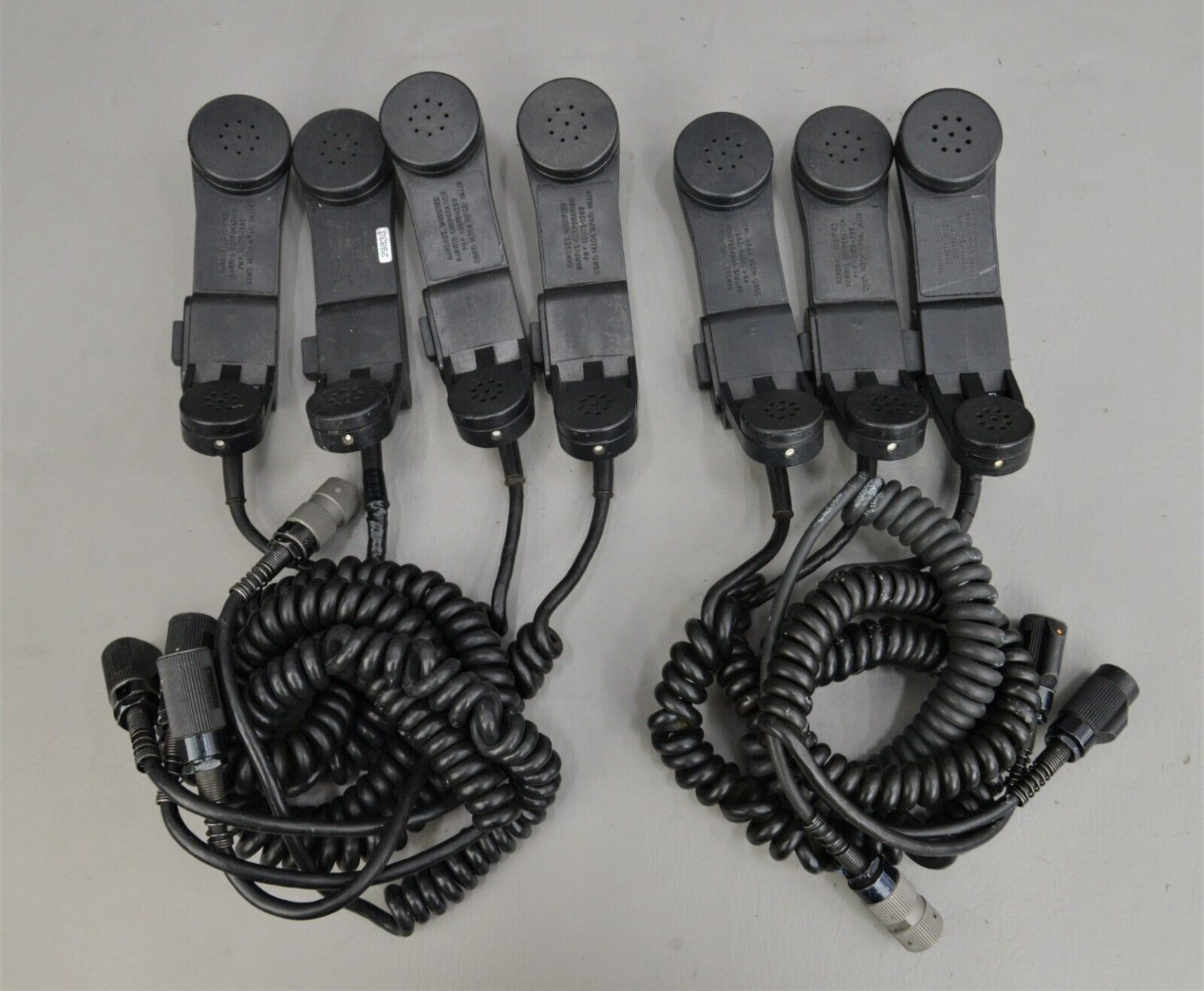 Lot of 7 Harris Corporation Handset P/N 10075-1399 – Rhino Trade LLC