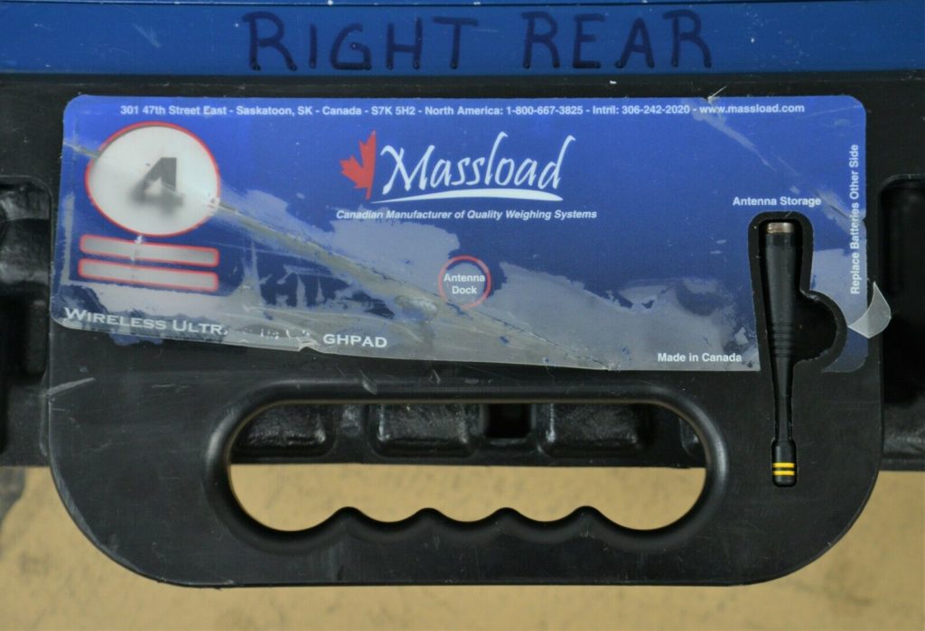 Massload Wireless Ultraslim Wheel Load Scale Pads 40,000 lb Capacity ...