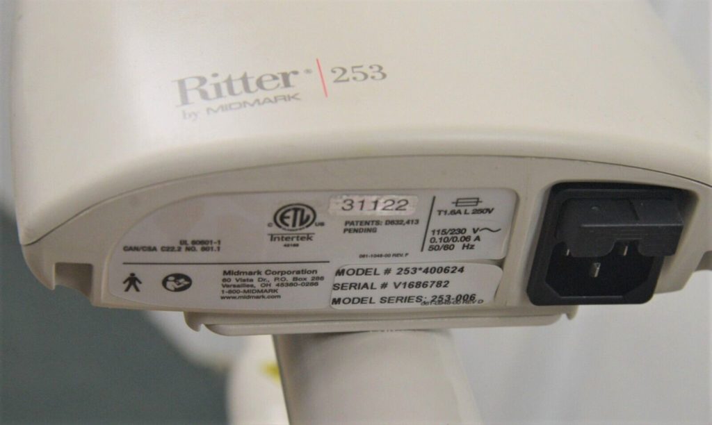 Midmark Ritter 253 253-006 Series Flexible LED Exam Light 253400624 w ...