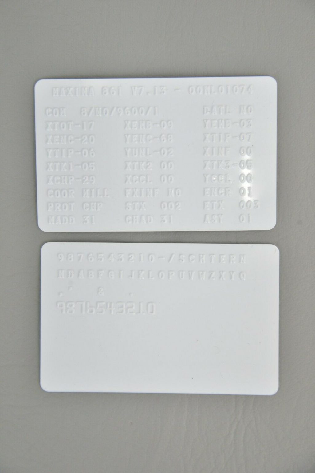 New CIM Maxima 861 Plastic Card Embosser Embossing Machine – Rhino ...