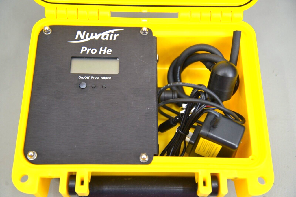 Nuvair Pro He Alarm Helium O2 Analyzer Case Mounted – Rhino Trade LLC