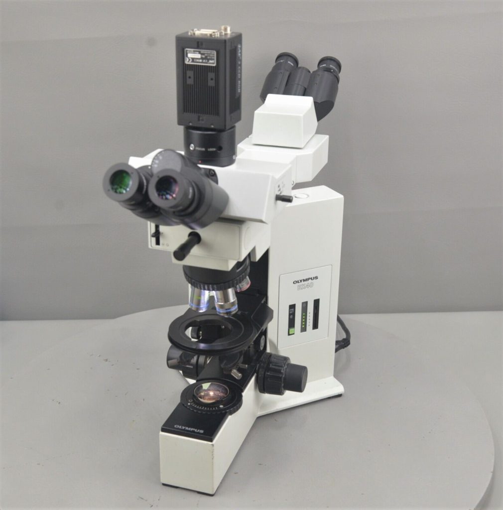 Olympus BX40 Dual Viewing Face-To-Face Teaching Microscope BX40F4 w ...