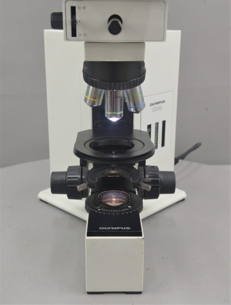 Olympus BX40 Dual Viewing Face-To-Face Teaching Microscope BX40F4 w ...
