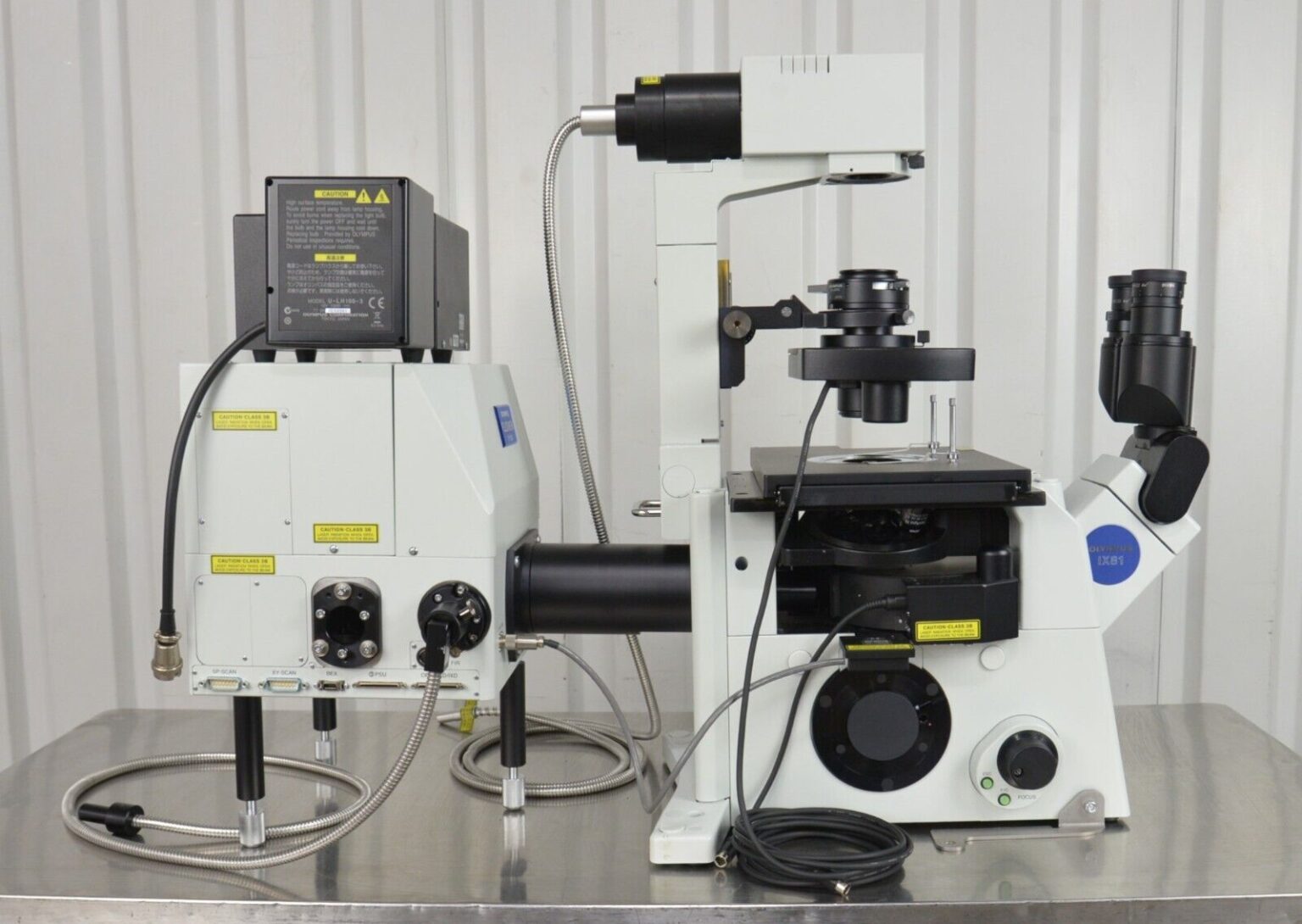 Olympus IX81 Microscope Fluoview FV1000 Confocal Laser Scanning ...