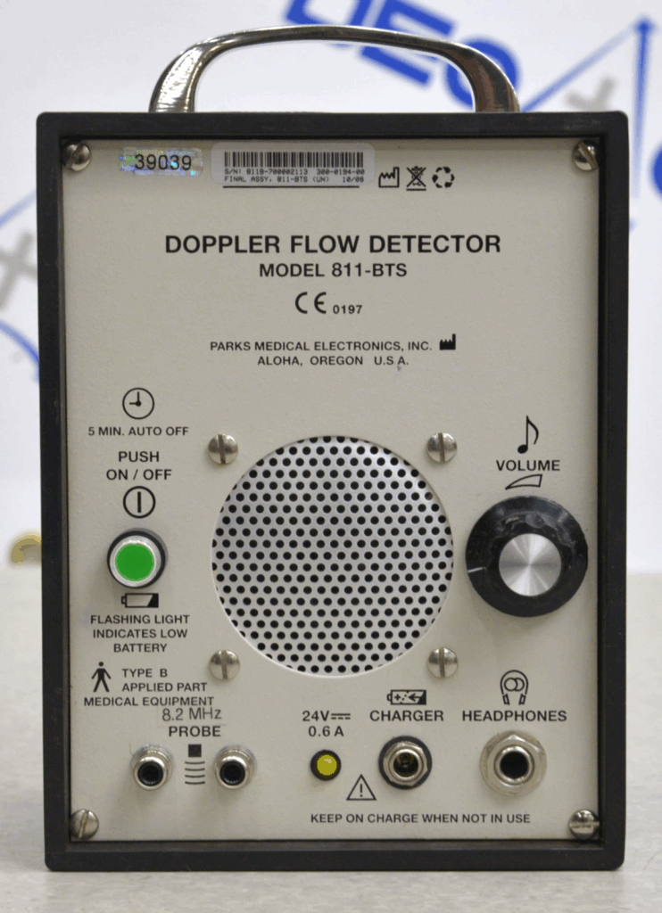 Parks Medical 811-BTS Flow Detector – Rhino Trade LLC