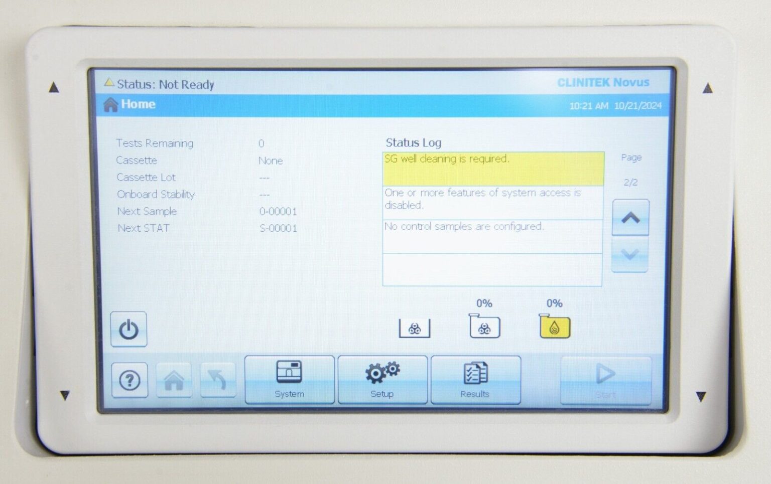 Siemens Clinitek Novus Automated Urine Chemistry Analyzer 10697937 ...
