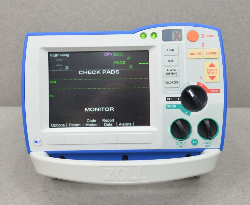 Zoll R Series ALS Defibrillator Monitor W/ CO2, 3-Lead ECG, NiBP, Printer & Pacer – Rhino Trade LLC