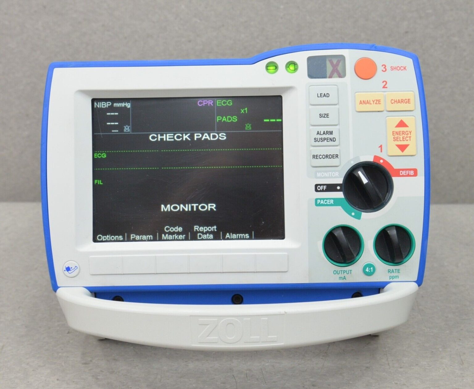 Zoll R Series ALS Defibrillator Monitor W/ CO2, 3-Lead ECG, NiBP, Printer & Pacer – Rhino Trade LLC