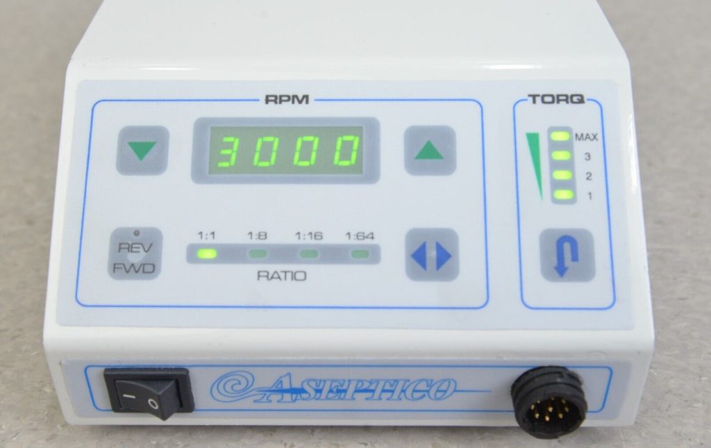 Aseptico AEU-20 Dental Endodontic DTC Digital Torque Control Motor ...
