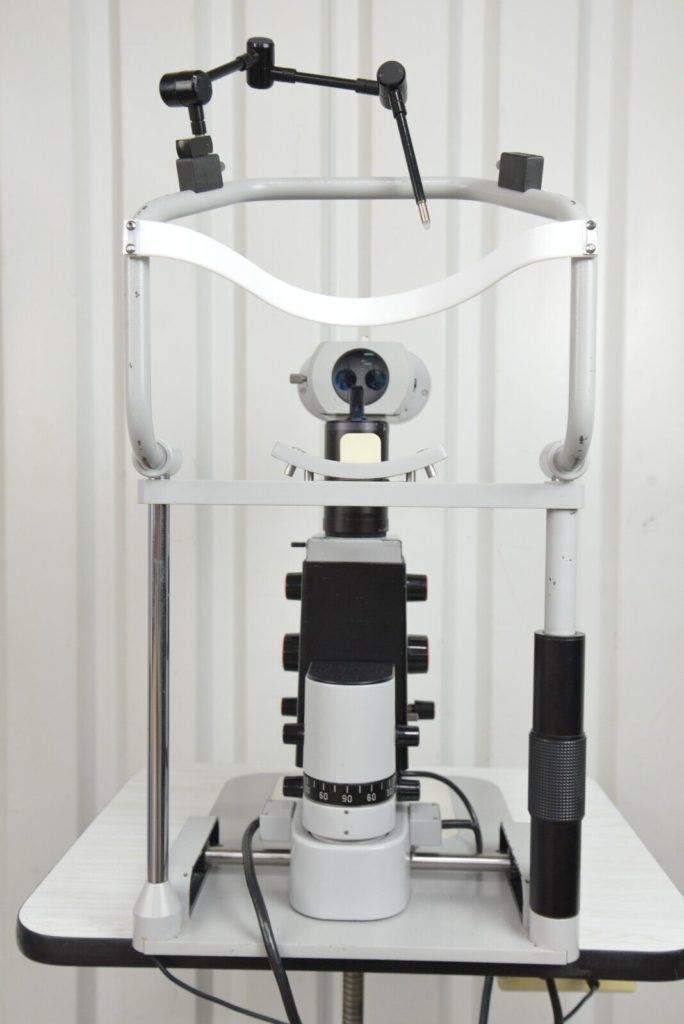 Carl Zeiss 30 SL-M Slit Lamp W/ f125 Head and Eutec Ltd EUEH27/36 Power ...